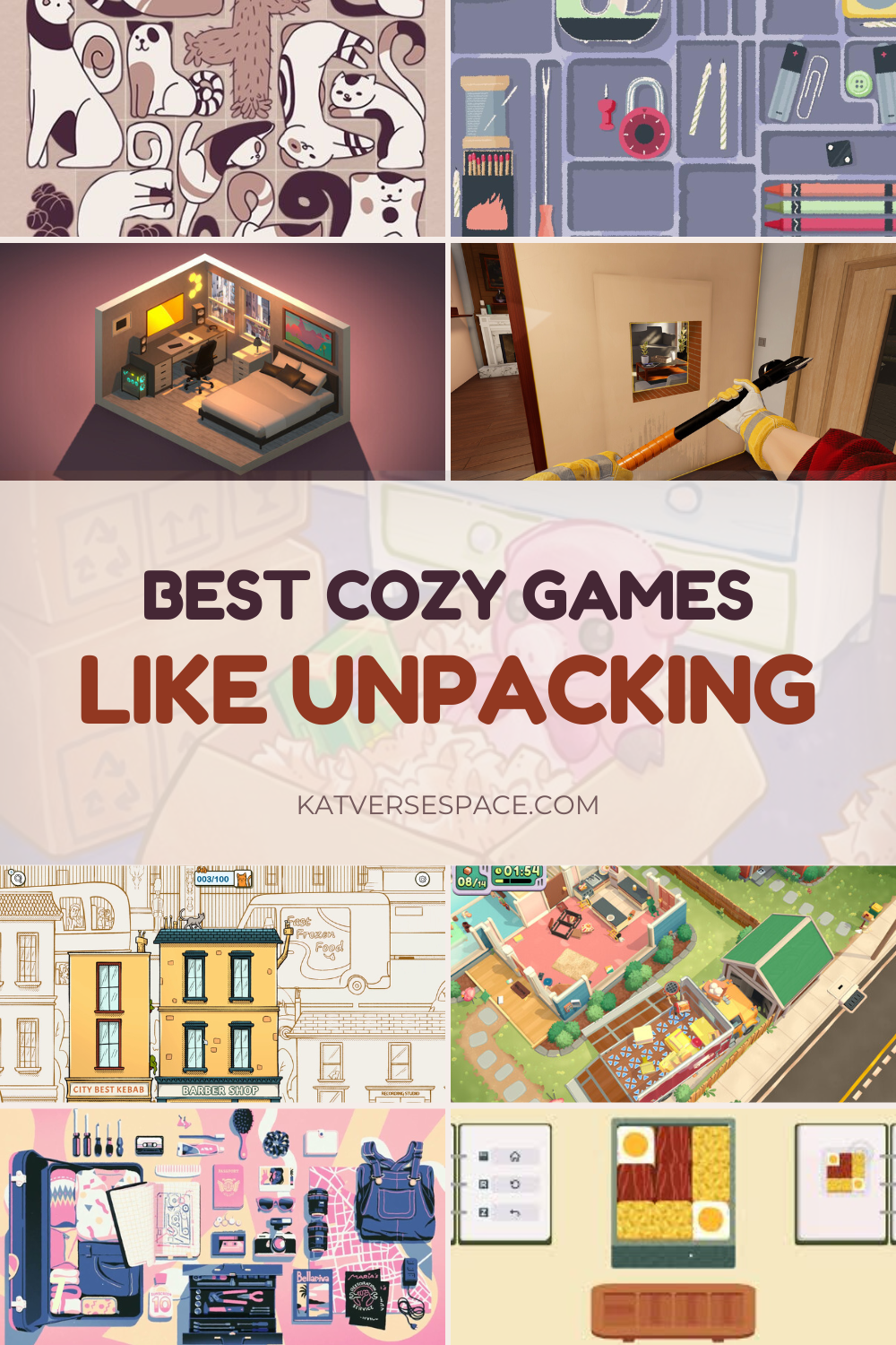 Discover Cozy Games Like Unpacking - Katverse Space