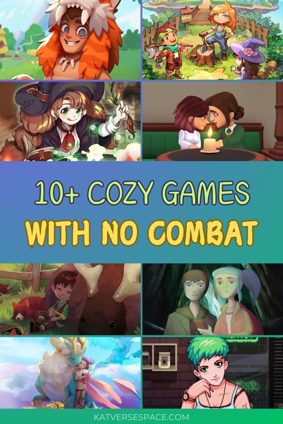 Cozy Games with No Combat: A Peaceful Escape for Gamers - Katverse Space