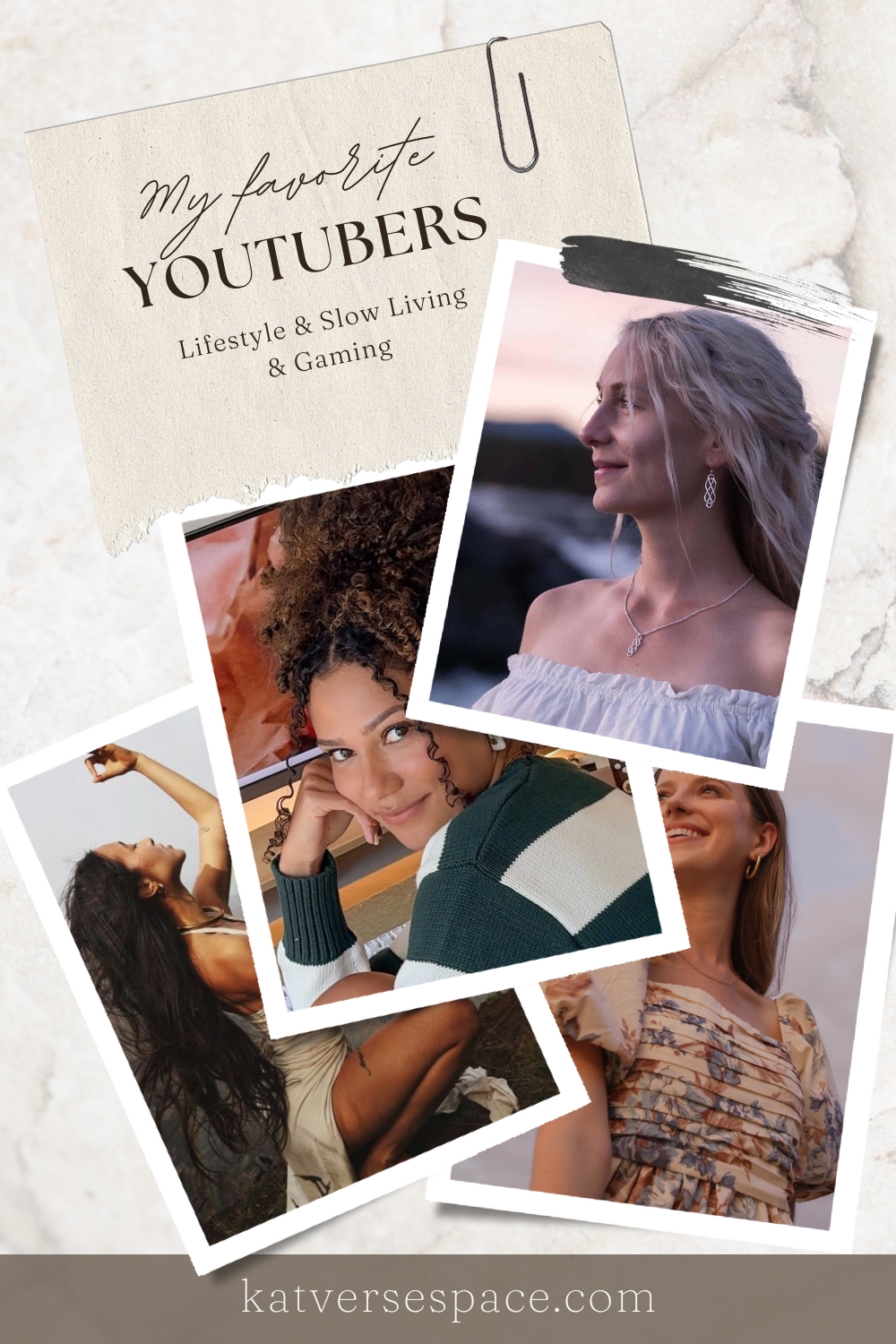 My Favorite YouTubers: Lifestyle & Slow Living & Gaming - Katverse Space