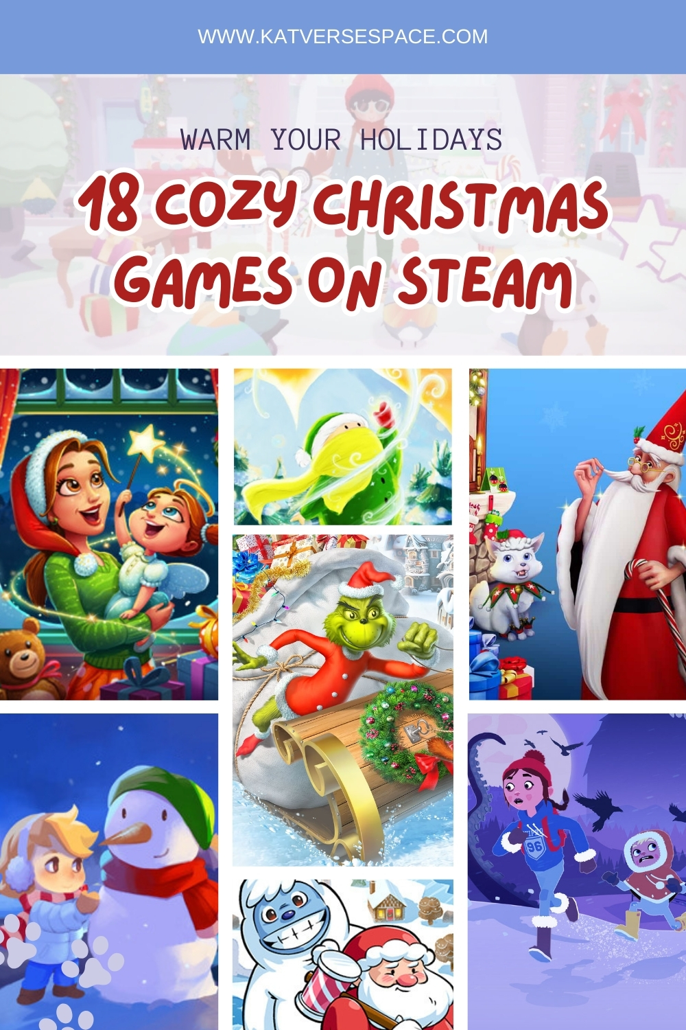 18 Cozy Christmas Games on Steam to Warm Your Holidays - Katverse Space