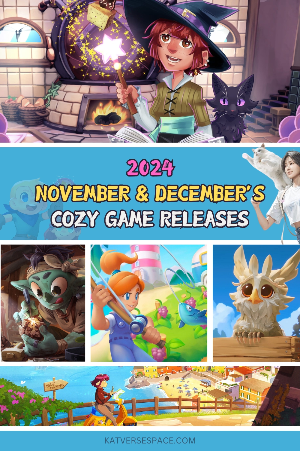 15 Cozy Games for November-December 2024 - Katverse Space