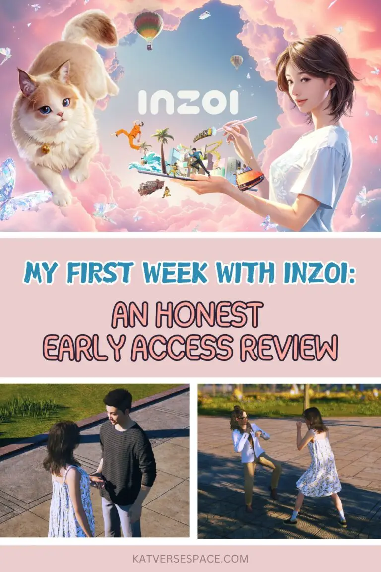 My First Week with inZOI: An Honest Early Access Review - Katverse's Space